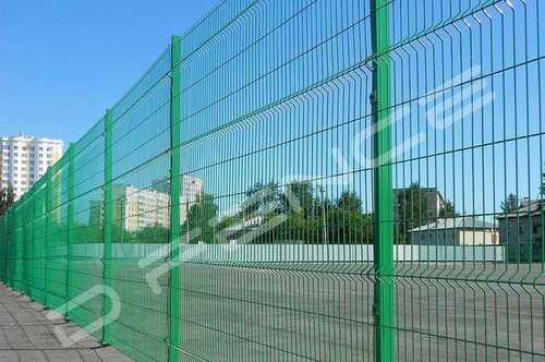 Забор 3D сетка, 3д панель 2,7х1,74 м д.3 мм zn+пп