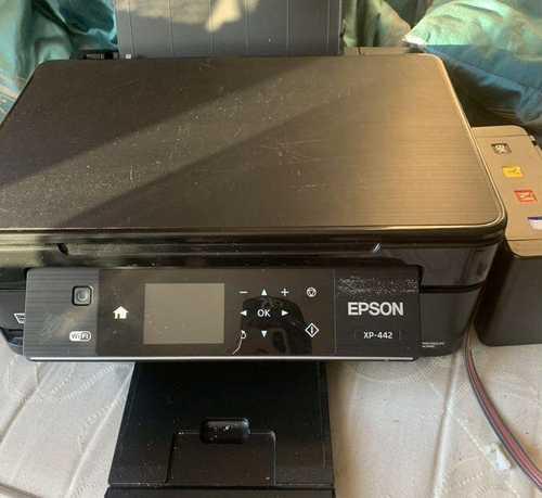 Неисправное мфу epson XP442 струйное