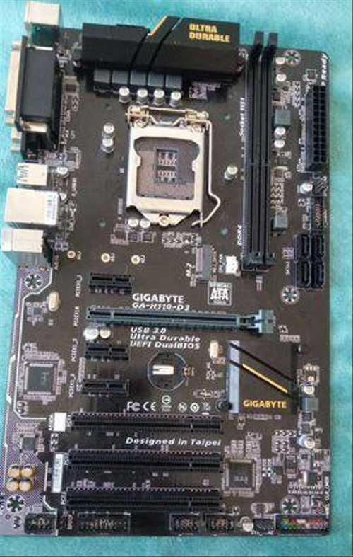 Материнская плата gigabyte GA-H110-D3