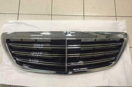 Решетка радиатора w222 amg с дистроником