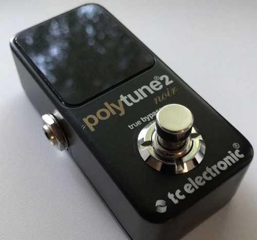 TC Electronic Polytune 2 Noir тюнер педаль