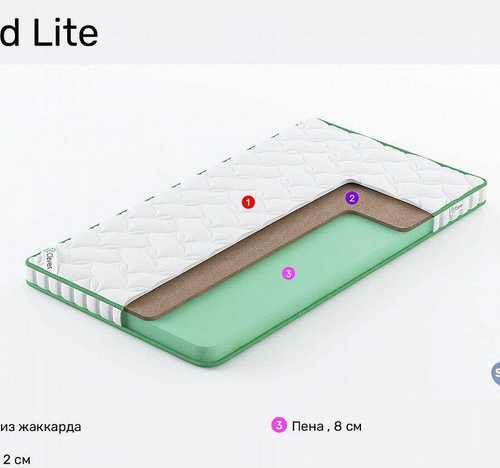 Матрас Clever Solid Lite 80x180