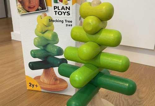Развивающие игрушки пирамидка Plan Toys Дерево