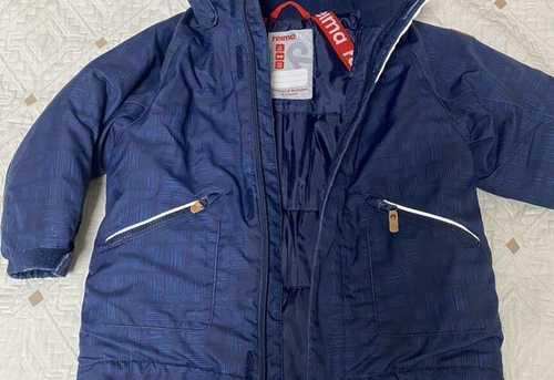 Куртка зимняя reima tec 110-116