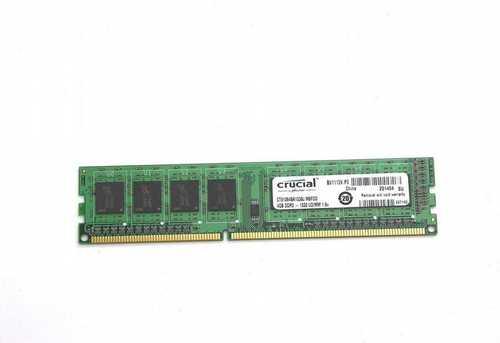 Модуль памяти dimm DDR3 4Gb 1333Mhz PC-10600 Cruci
