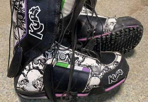Ботинки для сноуборда 38р-р, Black Fire Kurt