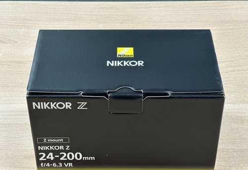 Nikon Z 24-200mm f/4-6.3 VR Новый