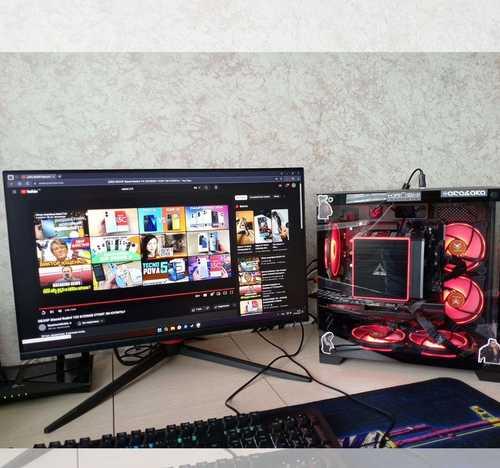 Игровой пк с монитором