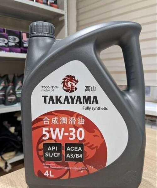 Моторное масло takayama SL/CF 5w-30 4л