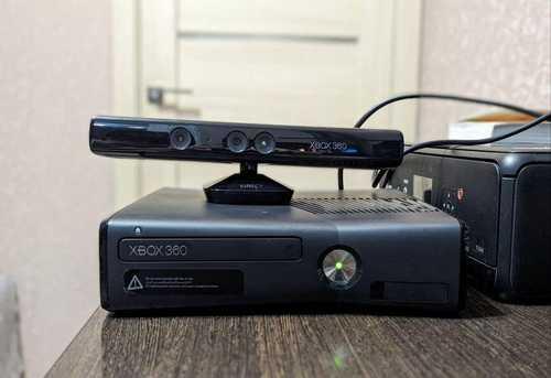 Xbox 360 kinect 250 гб+ 2 джойстика + игры