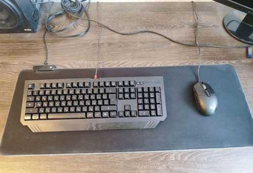 Игровая мышь и клавиатура bloody