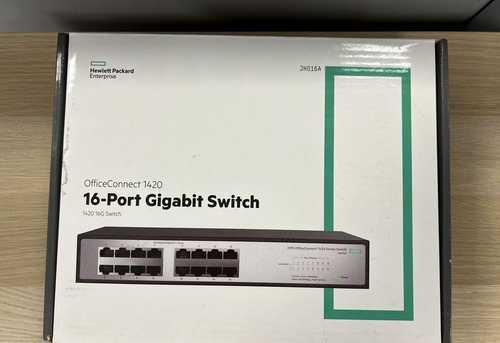 Коммутатор HP 1420-16G Switch JH016A