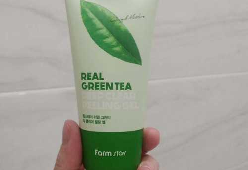 Пилинг Real green tea от Farm stay