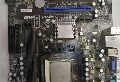 Материнская плата K9N6PGM2-V2 с процессором AMD