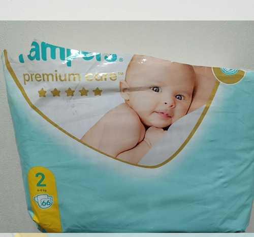 Подгузники pampers premium care 2