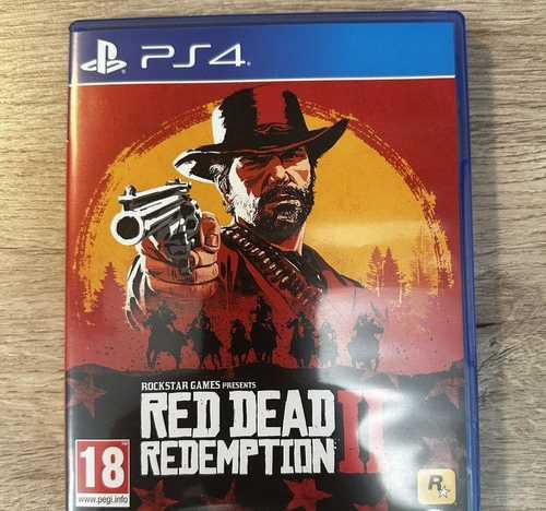 Red dead redemption 2 ps4 диск