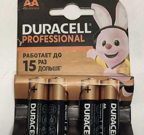 Батарейки аа Duracell 4 шт