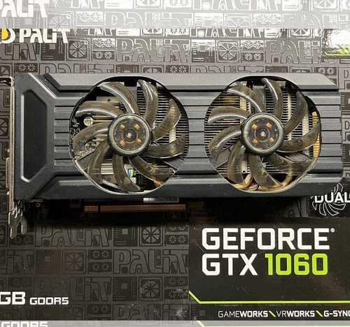 Видеокарта Palit GTX 1060 6 GB