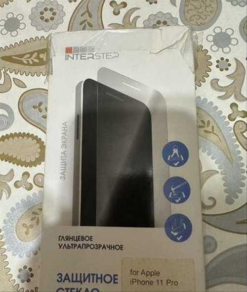 Защитное стекло для iPhone 11pro interstep