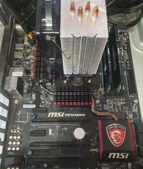 Материнская плата MSI 990FXA gaming+ fx8350+16 Gb