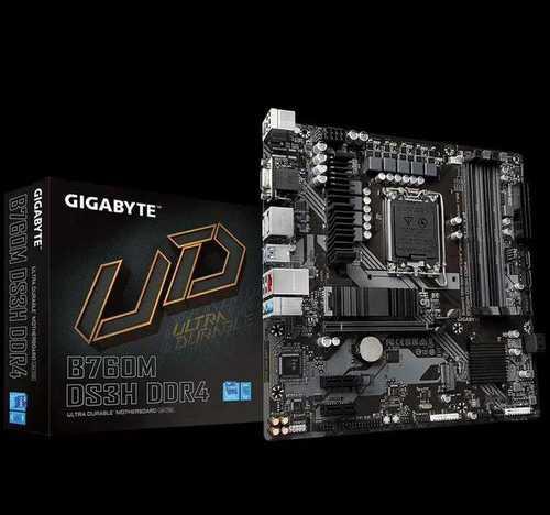 Gigabyte b760m ds3h ddr4 материнская плата