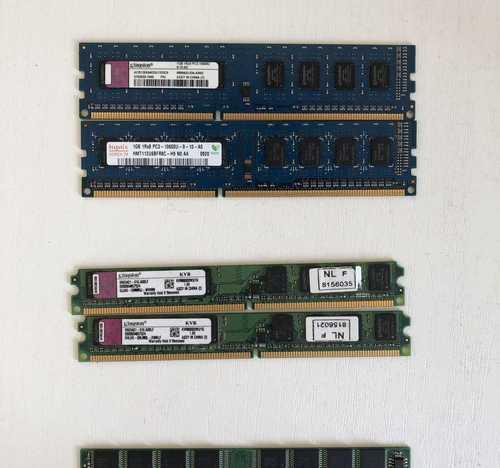 Оперативная память ddr1 / ddr2 / ddr3