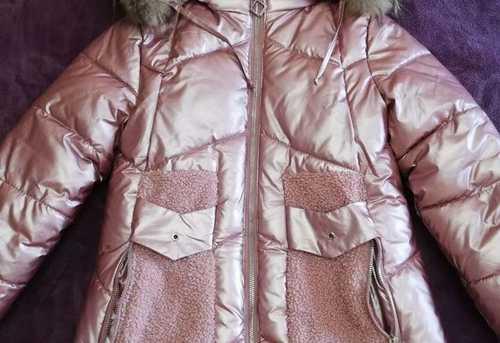 Зимняя куртка для девочки 128