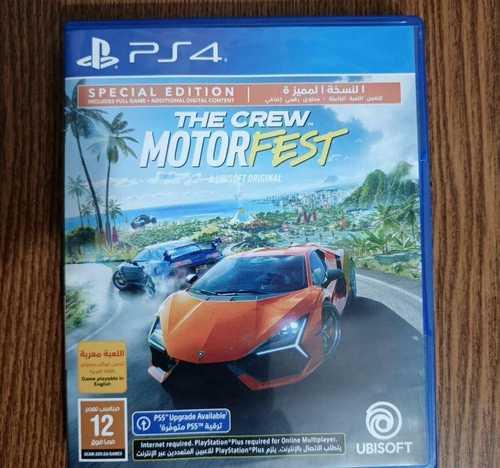 The crew motorfest ps4 диск