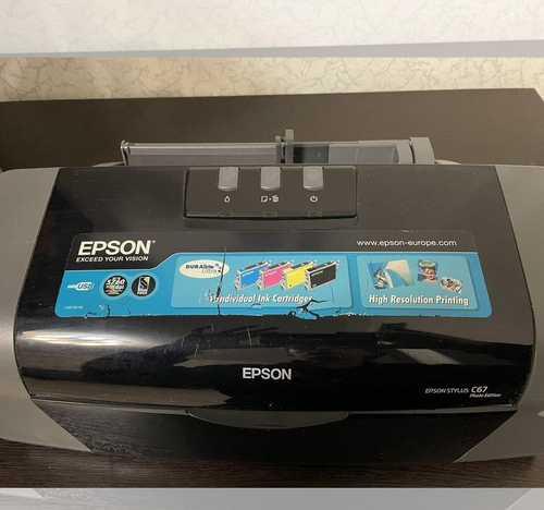 Принтер лазерный мфу epson stylus c67