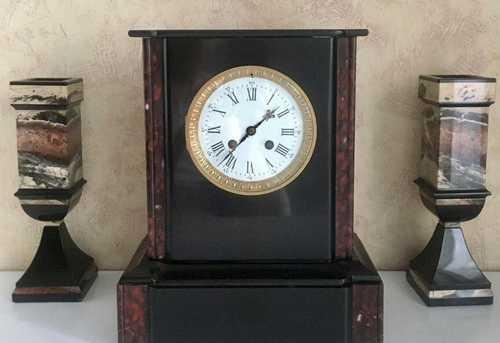 Антикварные каминные часы (Франция)