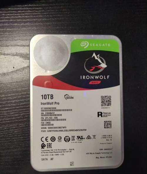 10TB Seagate ironwolf pro