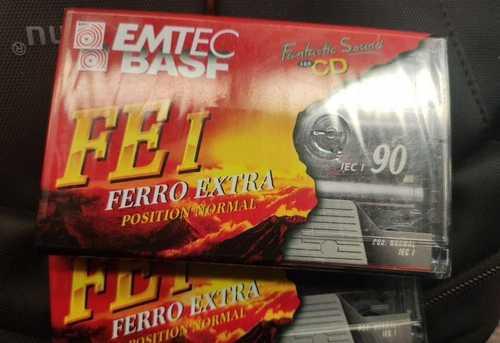 Аудиокассеты BASF FE 1 90 новые