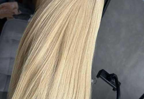 Волосы для наращивания блонд 40