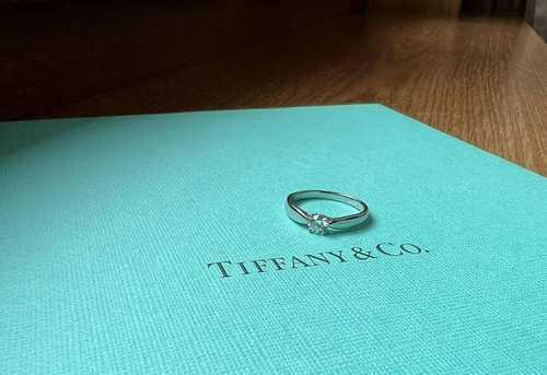Кольцо Tiffany(14,5) Оригинал,Новое,с Бриллиантом