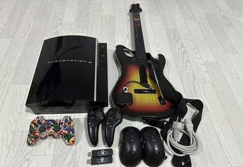 Sony PlayStation 3 fat + Guitar Hero