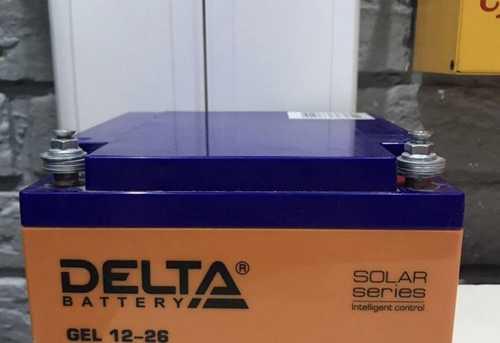 Аккумуляторная батарея Delta gel 12-26