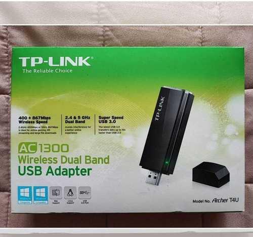 Wi-Fi адаптер TP-link Archer T4U AC1300