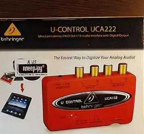 Внешняя звуковая карта behringer UCA-222