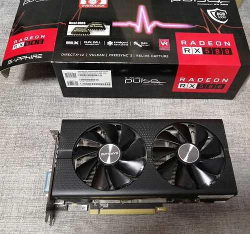 Видеокарта rx 580 8gb sapphire