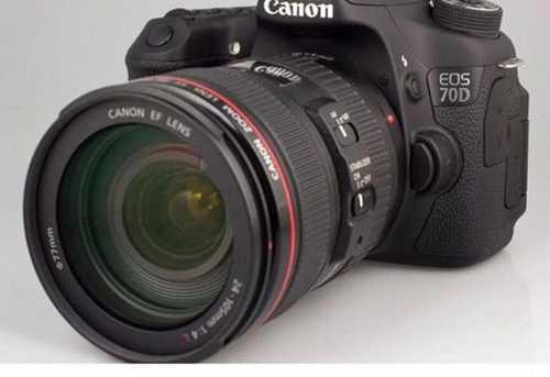 Зеркальный фотоаппарат Cannon EOS70D