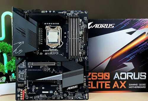 Комплект Gigabyte Z590 Elite Ax i7-11700F