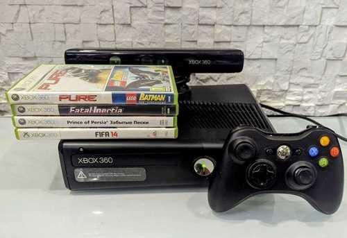 Xbox 360 Slim + Kinect+ игры