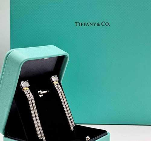 Серьги золотые Tiffany & Co