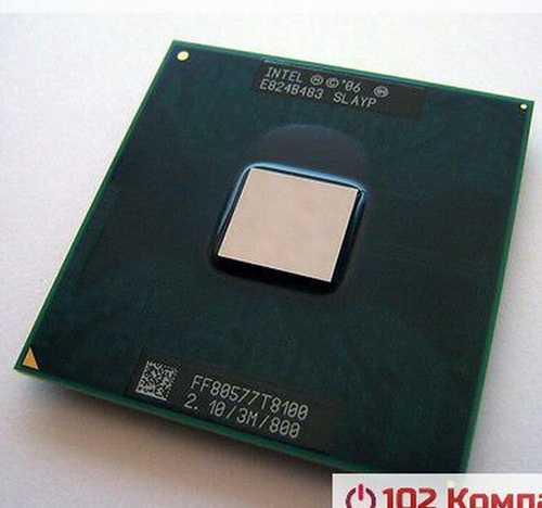 Процессор Intel Core 2 Duo T8100 (Socket P, Penryn