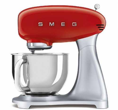 Планетарный миксер smeg в стиле 50-х SMF02rdeu