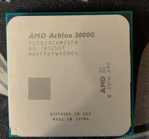 Процессор AMD Athlon 3000g