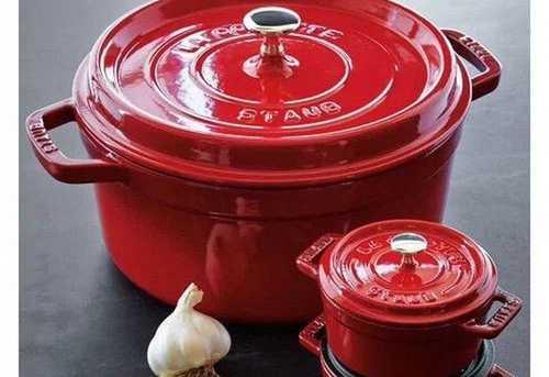 Кокот Staub 6,7 л вишневый