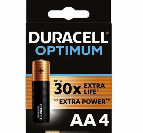 Батарейка AA LR6 Optimum MN1500 (упаковка 4 шт) Duracell