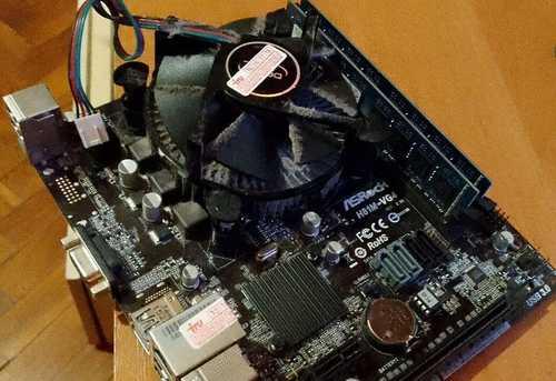 Материнская плата ASRock h81-vg4 с процессором i5