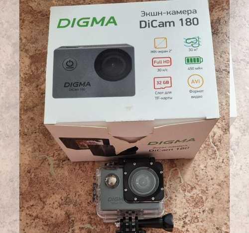 Экшн камера digma 180